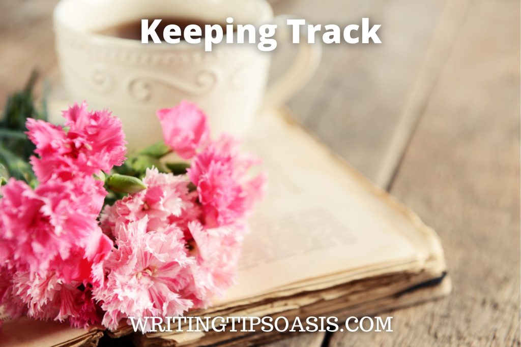Write Your Novel – Keeping Track - Writing Tips Oasis - A website ...