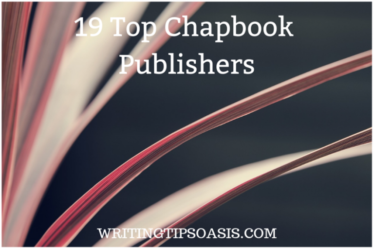 19 Top Chapbook Publishers - Writing Tips Oasis - A website dedicated ...