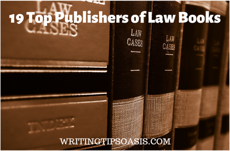 19 Top Publishers of Law Books - Writing Tips Oasis