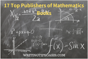 17 Top Publishers of Mathematics Books - Writing Tips Oasis