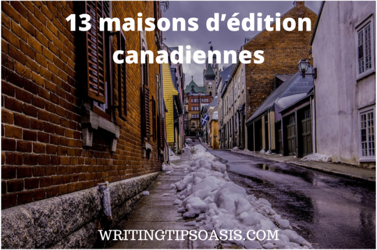 13 maisons d’édition canadiennes - Writing Tips Oasis - A website ...