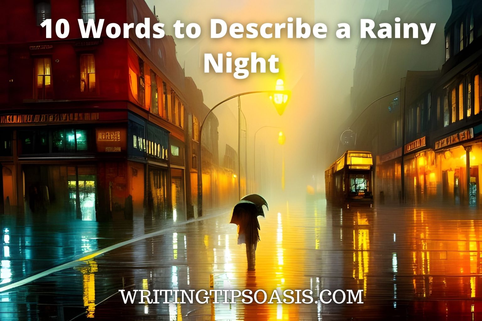 10 Words to Describe a Rainy Night - Writing Tips Oasis - A website ...