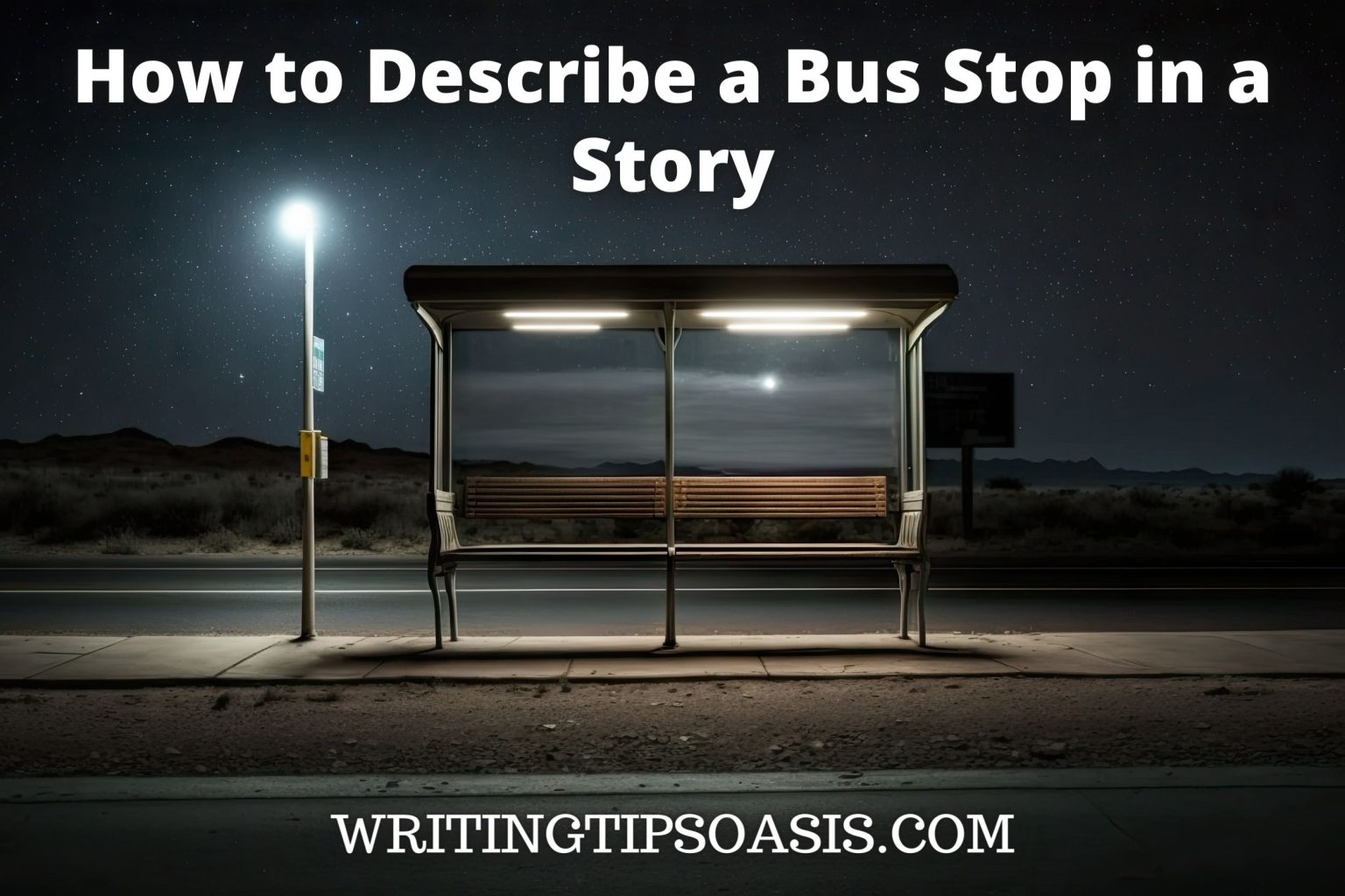 How to Describe a Bus Stop in a Story - Writing Tips Oasis - A website ...